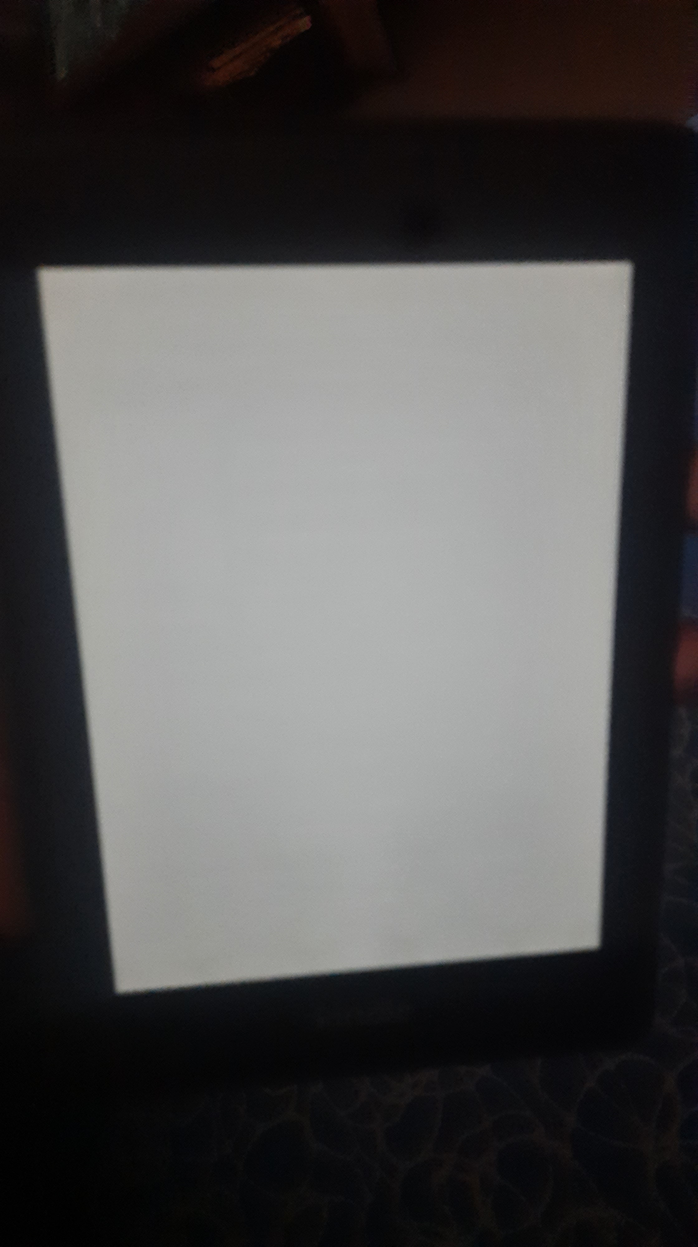 My Kindle display almost completely faded.