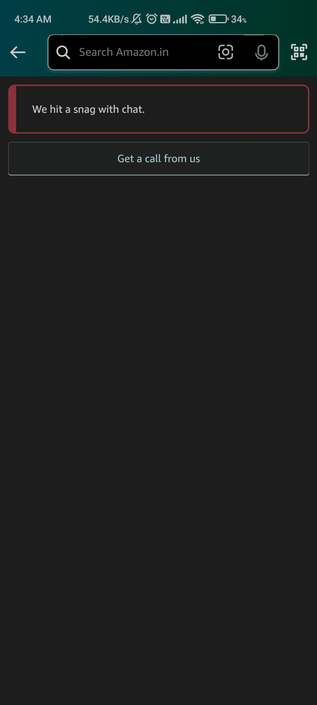 How to fix "Chat with us"