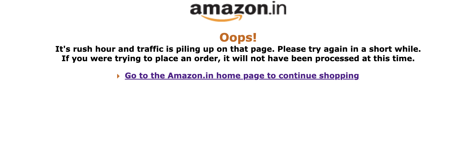 I cant order anything on Amazon