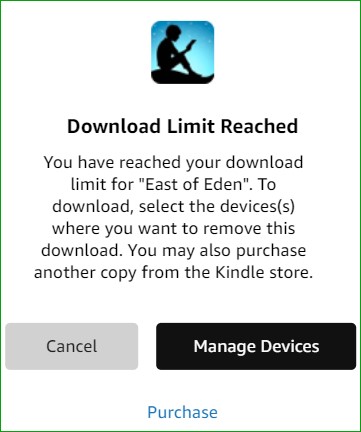 Download limit reached